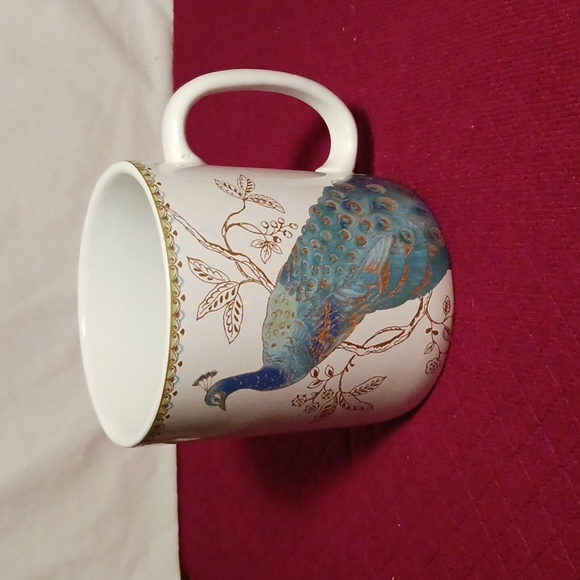 222 Fifth | Dining | 222 Fifth Peacock Garden Jumbo Mug | Poshmark